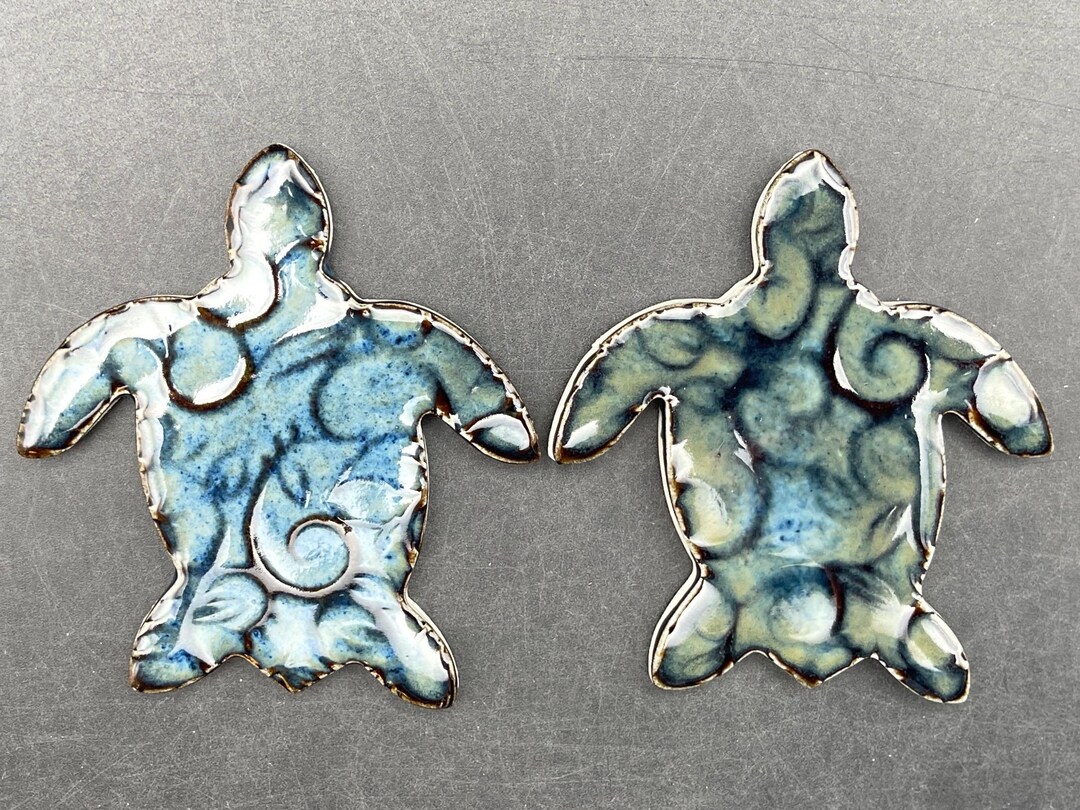 Ceramic Mosaic Turtles. Porcelain Sea Turtle Tiles. Mosaic Turtle Tiles ...