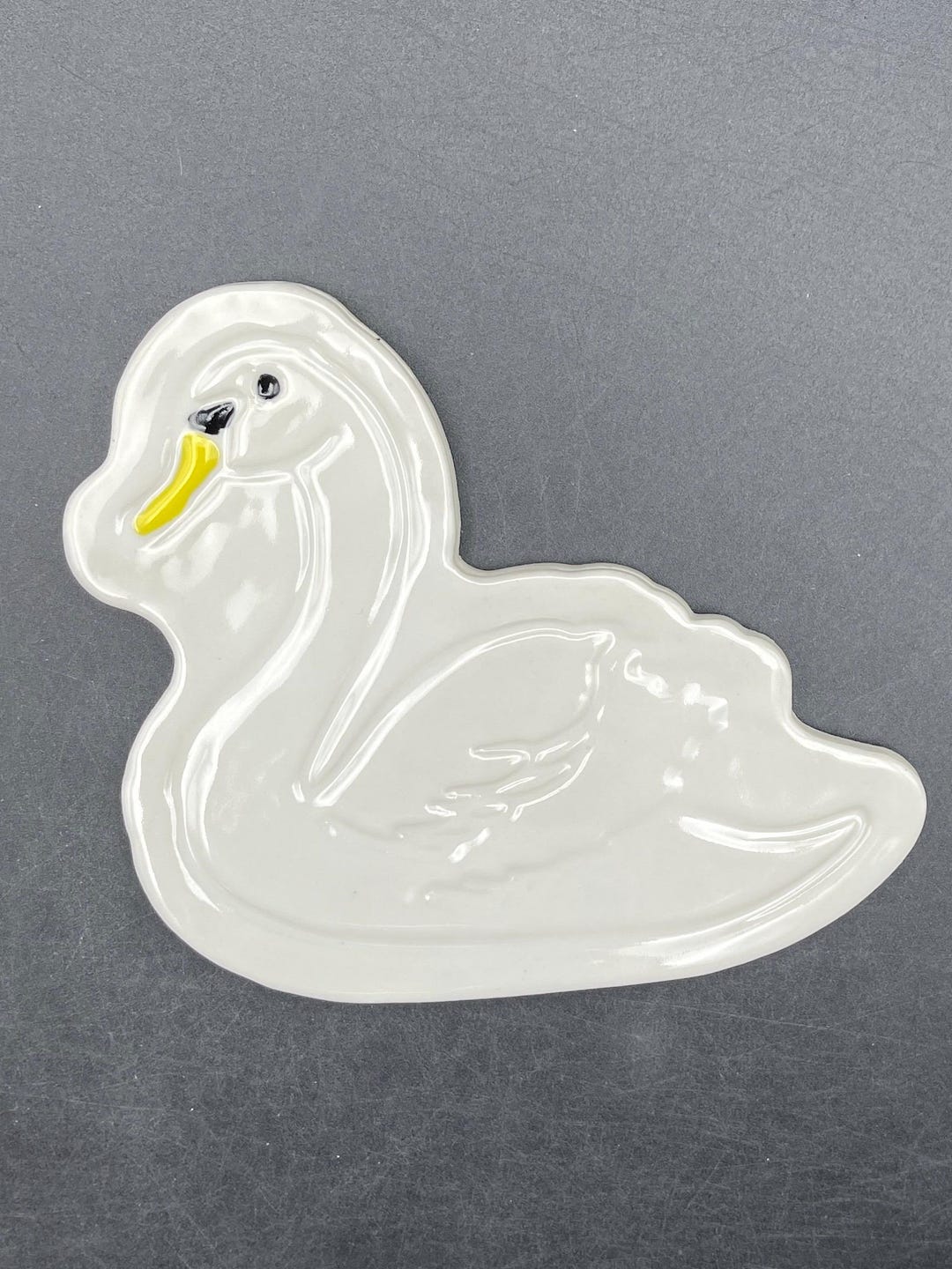 Ceramic Mosaic Swan Tile. Handmade White Swan Tile by Fabulousfungi. S ...