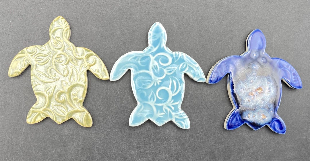 Ceramic Mosaic Turtles. Porcelain Sea Turtle Tiles. Mosaic Turtle Tiles ...