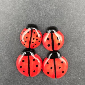 Ladybug Tiles, Handmade Ceramic Lady Bugs, Lady Birds. Mosaic Tiles ...