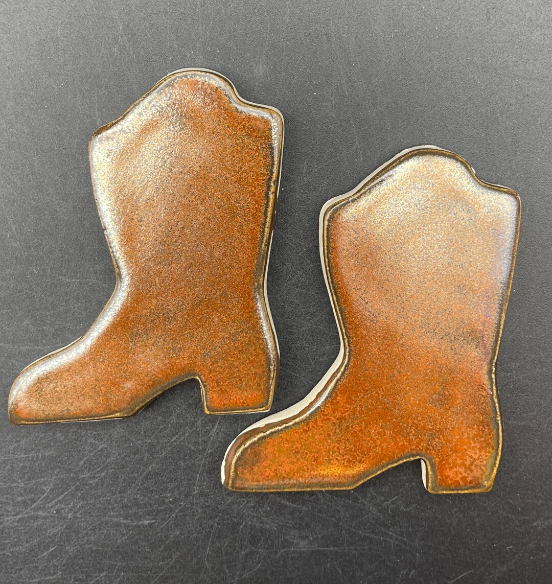 Ceramic Cowboy Boots. Mosaic Boot Tiles Handmade by - Etsy