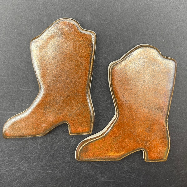 Ceramic Cowboy Boots - Etsy