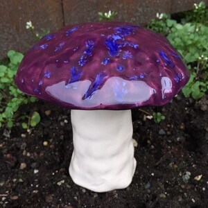 Ceramic Mushrooms Fabulous Fungi Three Large Toadstools - Etsy
