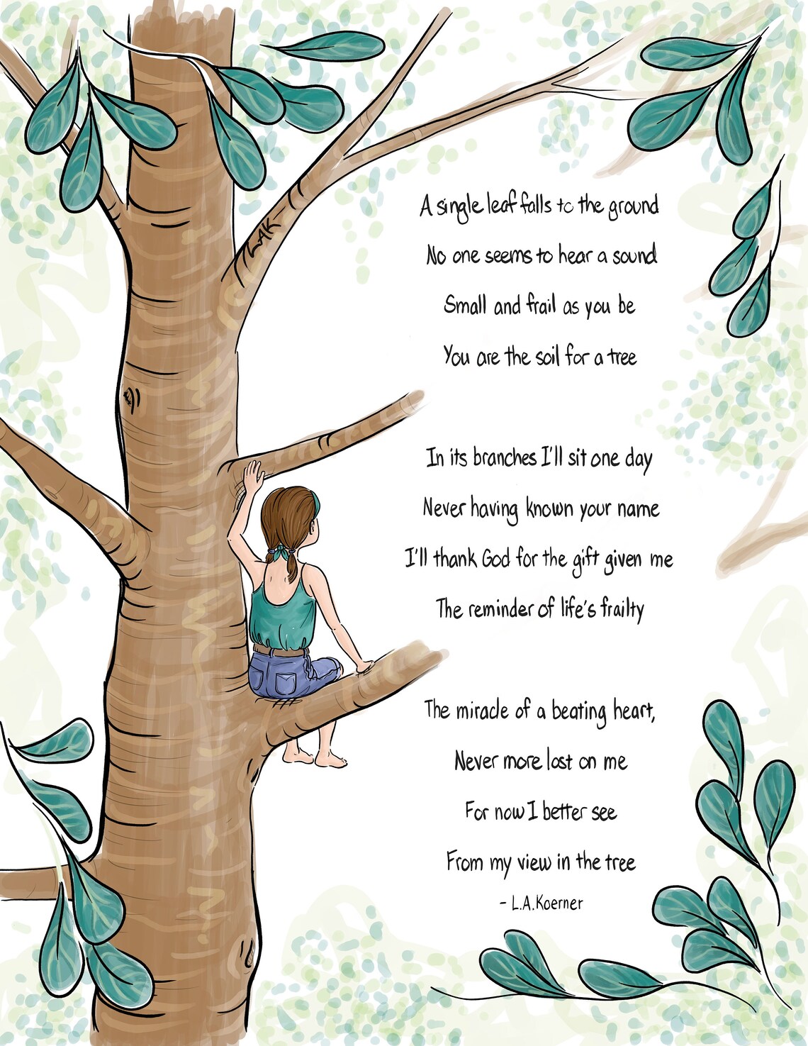 Miscarriage Poem Print - Loss of Child Memorial Art - Etsy