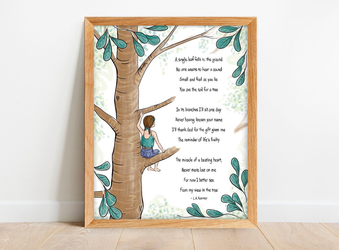Miscarriage Poem Print - Loss of Child Memorial Art - Etsy