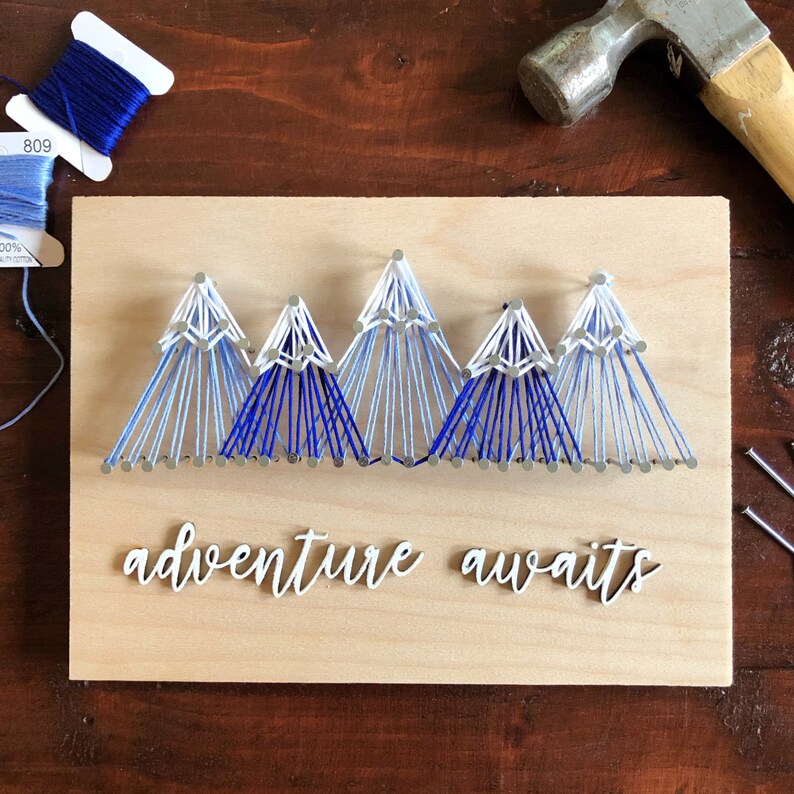 Adventure Awaits String Art Class - Etsy