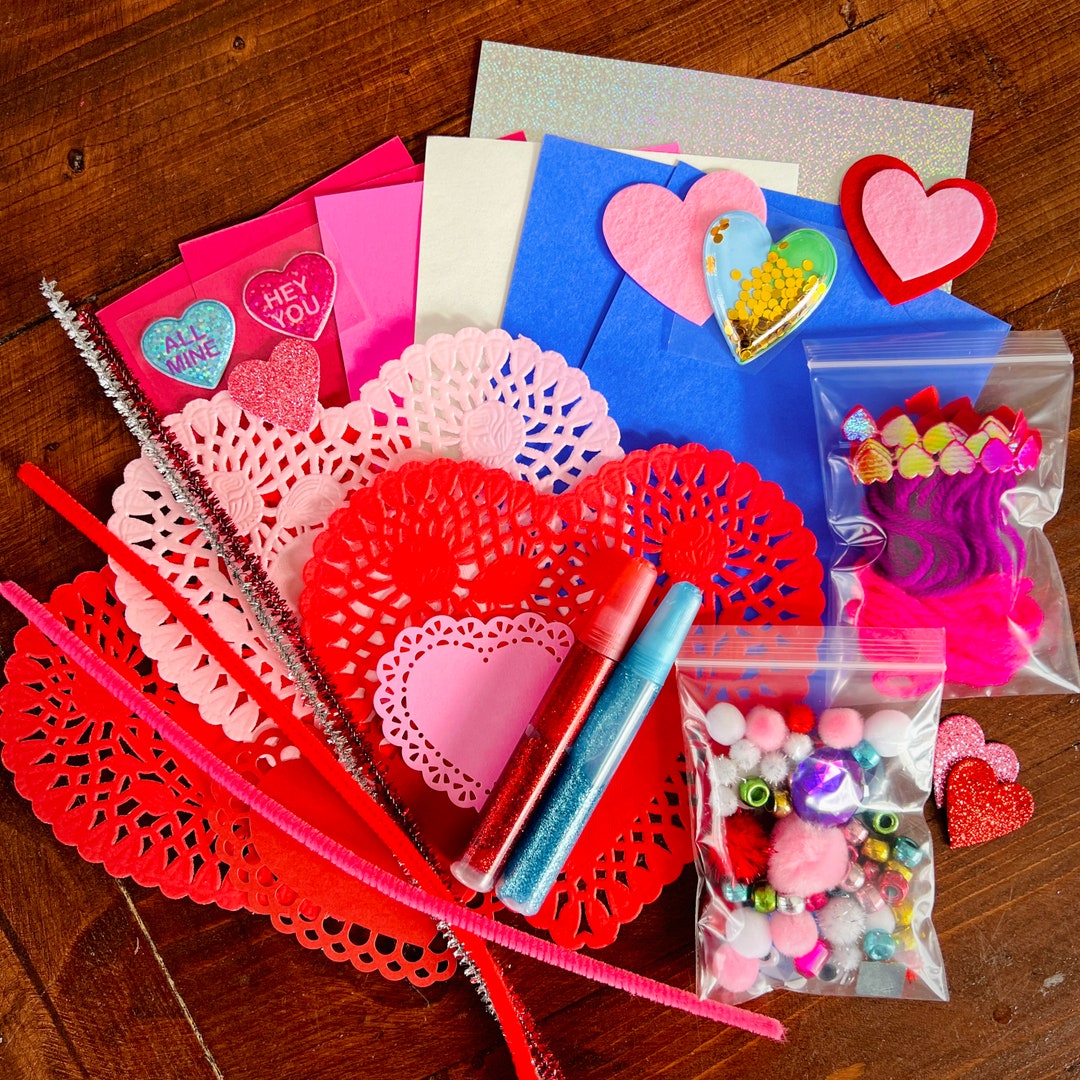 Valentine's Day Craft Kit - Etsy