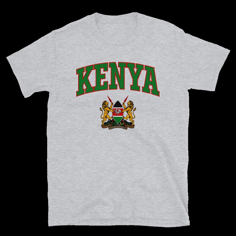 KENYA Coat of Arms National Seal Crest UNISEX Africa T-shirt - Etsy