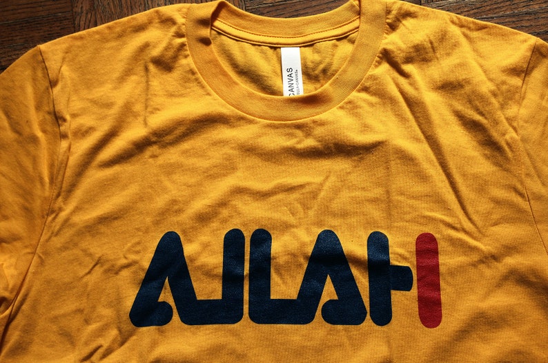 ALLAH Godbody Fila Style T-shirt - Etsy