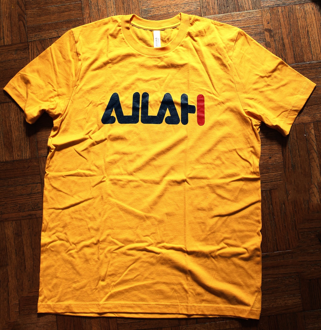 ALLAH Godbody Fila Style T-shirt - Etsy