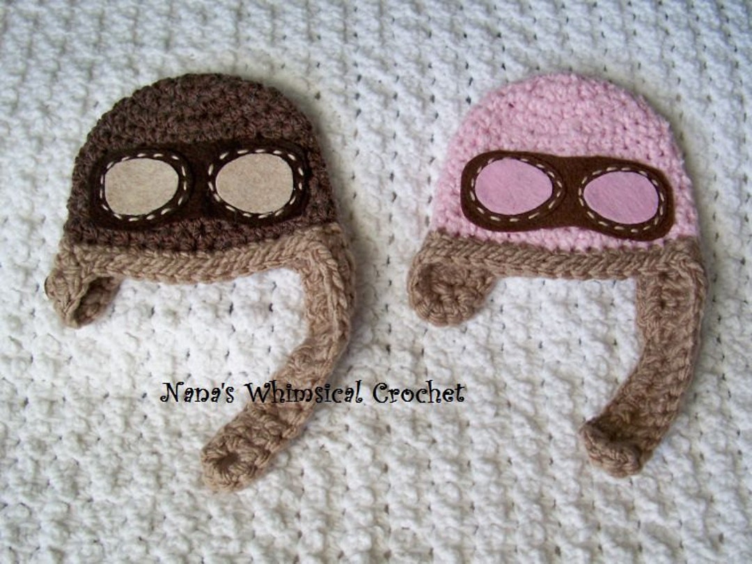 Sky High Aviator Hat PDF Pattern - Etsy