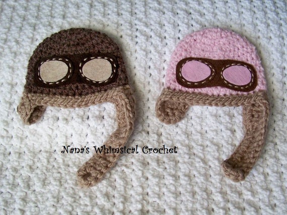 Sky High Aviator Hat PDF Pattern - Etsy