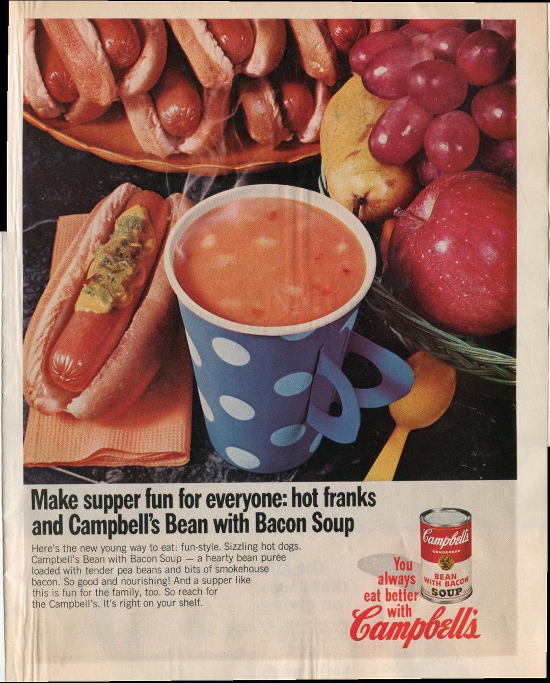 Campbell's Bean With Bacon Soup Make Supper Fun for Everyone With Hot ...