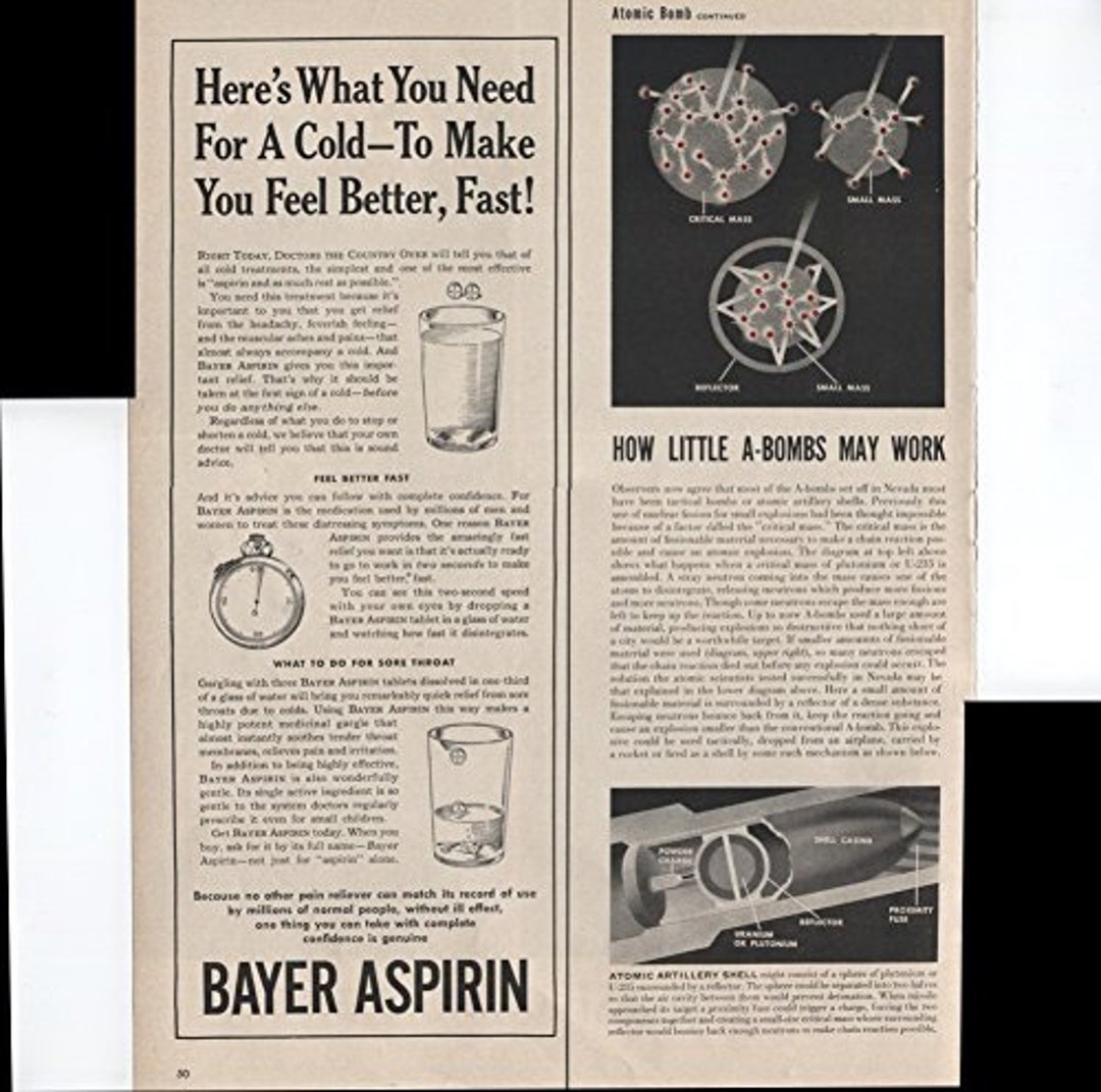 Bayer Aspirin Here's What You Need for A Cold to Make You Feel Better ...