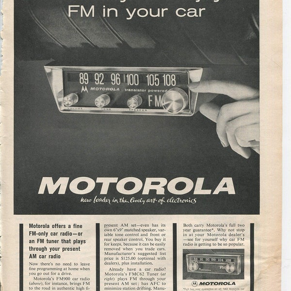 Motorola Vintage Car Radios - Etsy