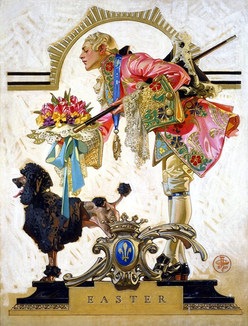 Easter Parade J. C. Leyendecker Matted Art Print 8 in X 10 In Matted to ...