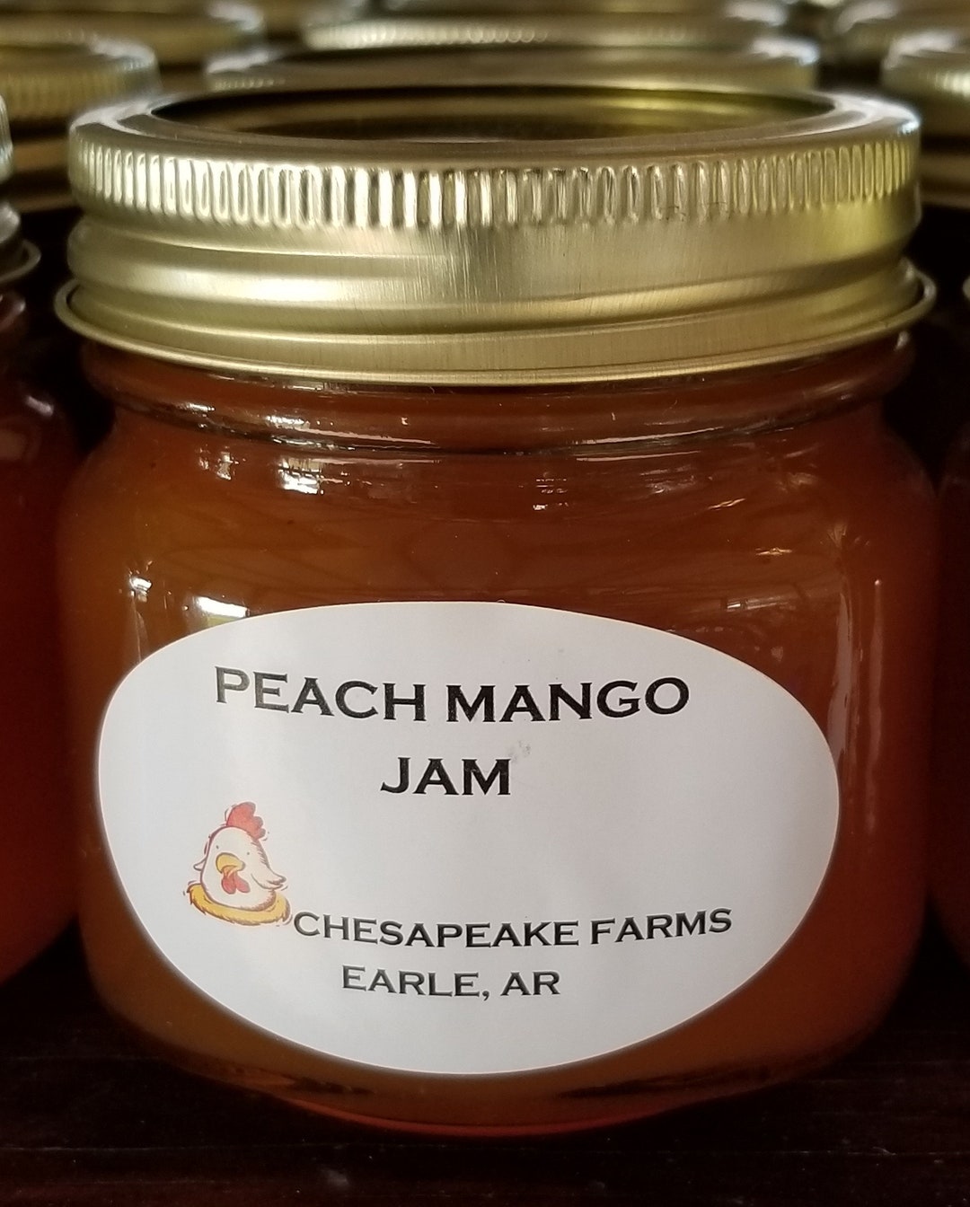 Peach Mango Jam 8 Oz Size Arkansas Grown and Made Organic - Etsy