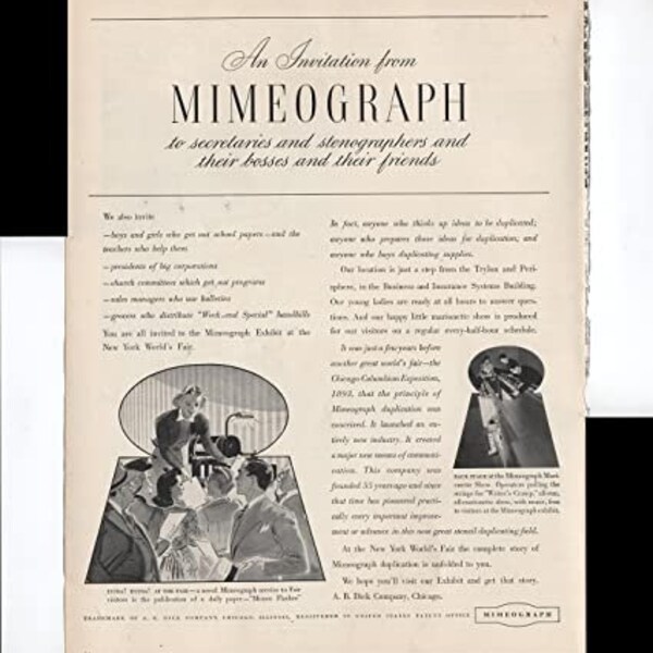 Mimeograph - Etsy