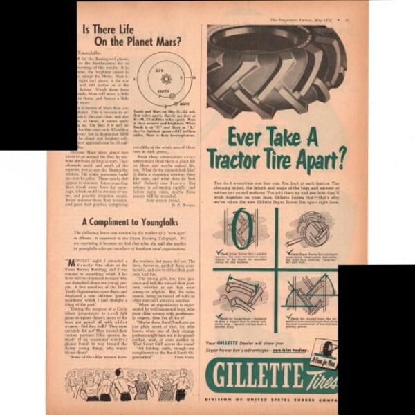 Antique Tractor Tire - Etsy