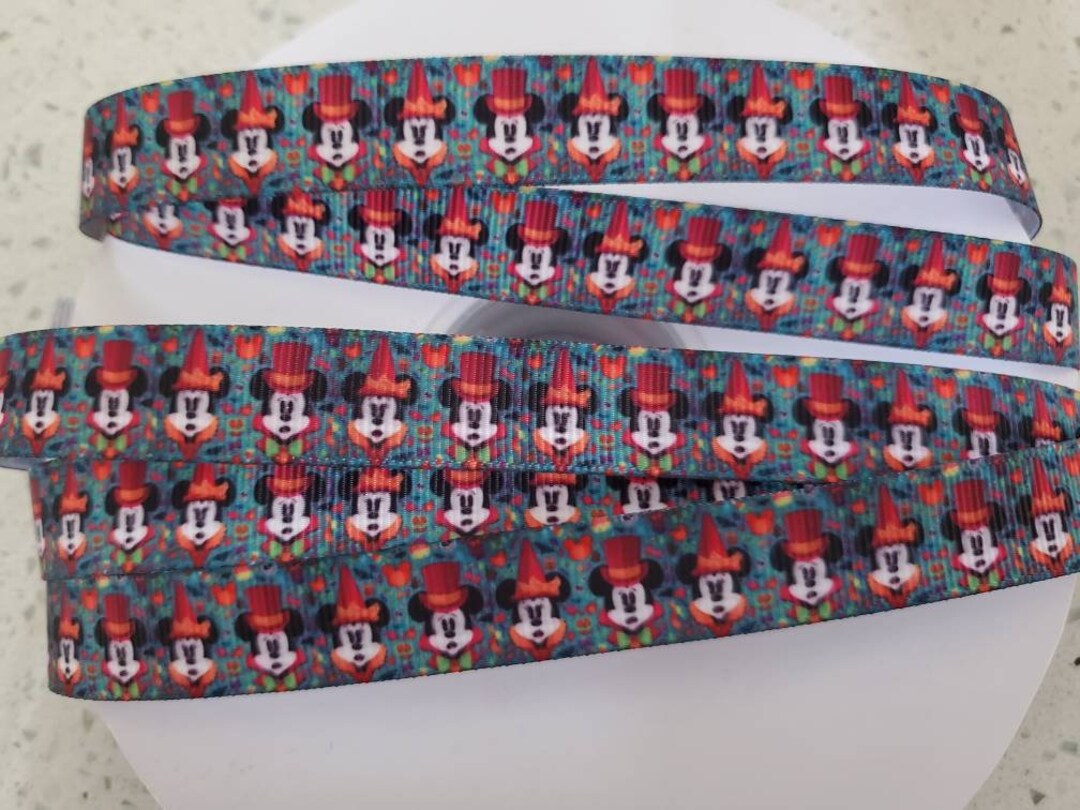 5/8" (16mm) Mickmin Not so Scary Halloween Inspired Grosgrain Ribbon ...