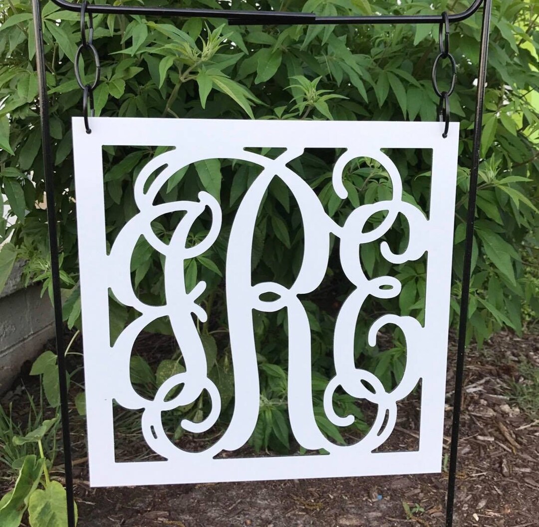 ACM Monogram Garden Flag Flower Bed Decoration Porch Welcome - Etsy