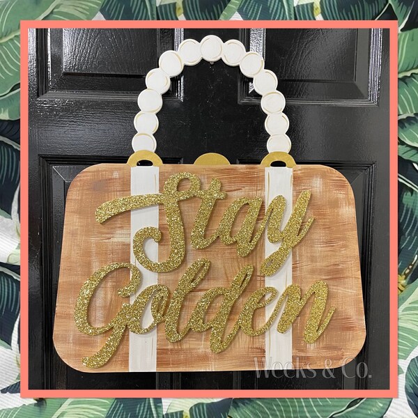 Sophia the Golden Girl Purse - Etsy