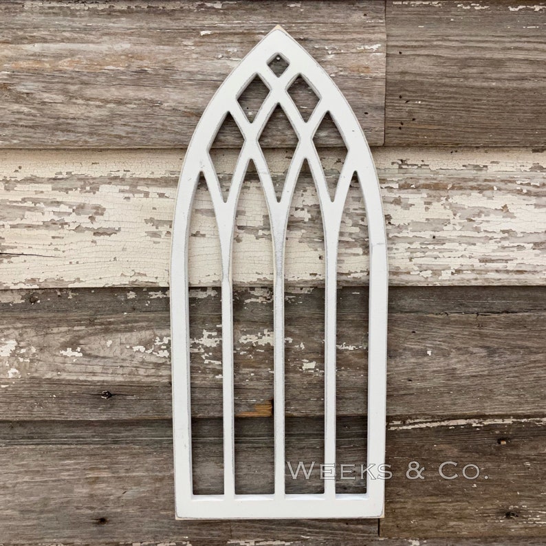 Farmhouse Church Window Distress Gothic Window Wall Decor - Etsy