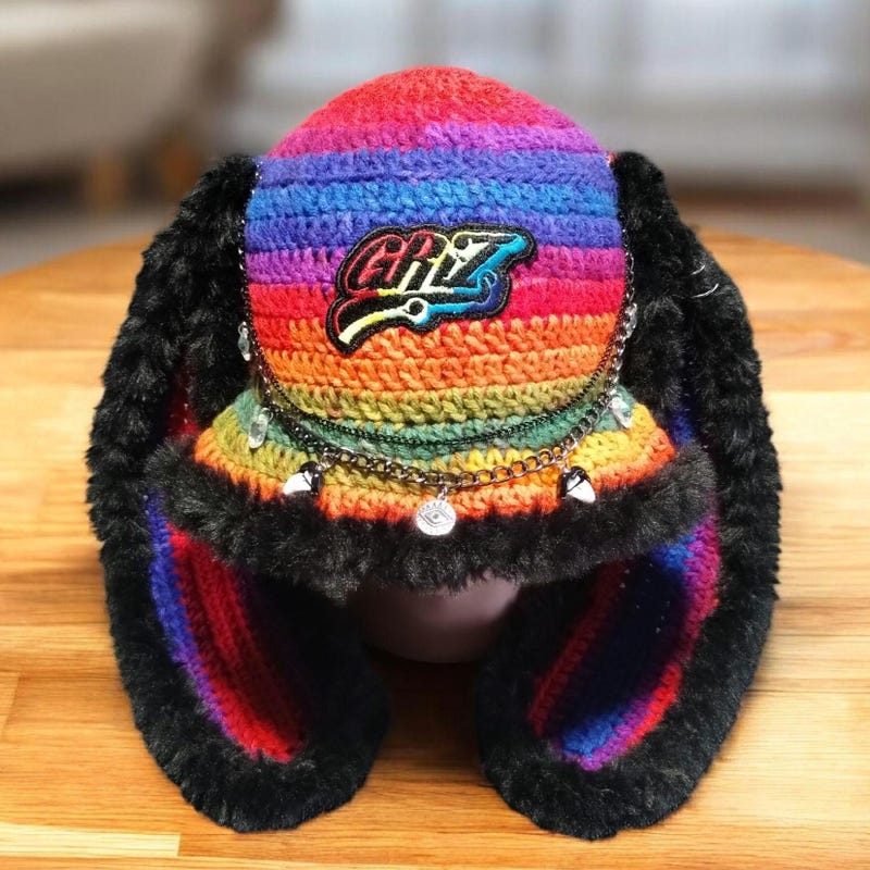 Fuzzy Edm Hats - Etsy