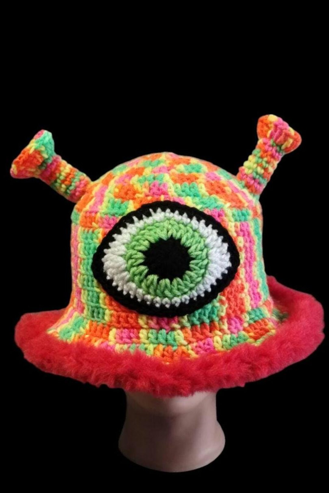 Shrek Third Eye Festival Bucket Hat - Festival Bucket Hat - Psychedelic ...