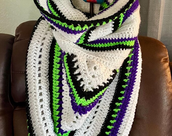 Beetlejuice Inspired Hooded Scarf - Etsy