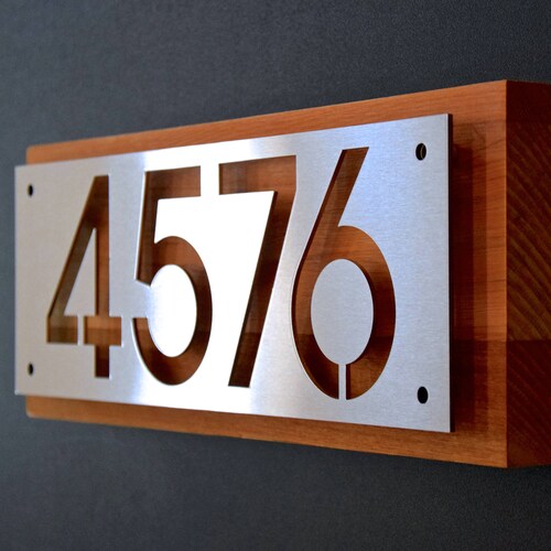 Custom Bespoke LED House Number Sign Address Sign Numbers | Etsy