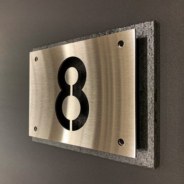 Unit Number Sign - Etsy