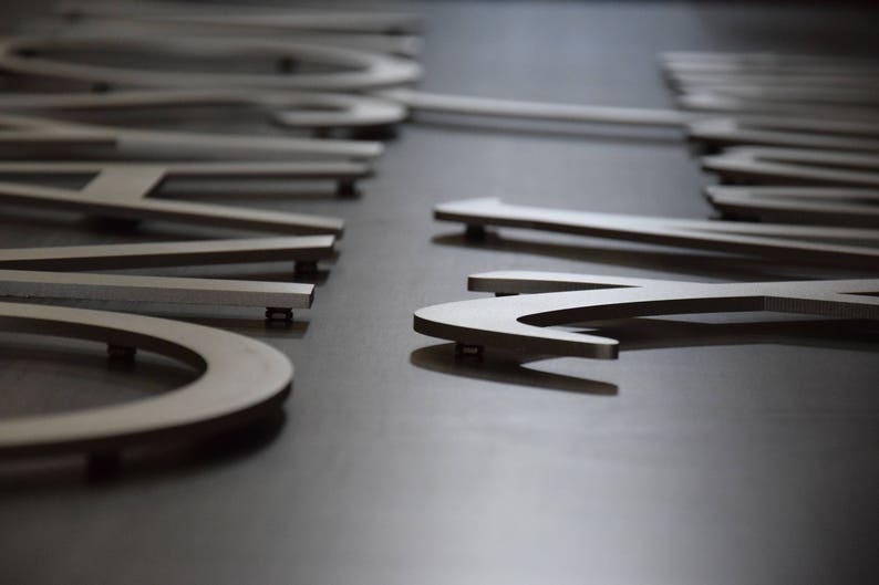 Custom Aluminum Stud Mounted Letters And Logos | Etsy