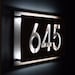 Custom LED Backlit Aluminum Address Plaque - Etsy