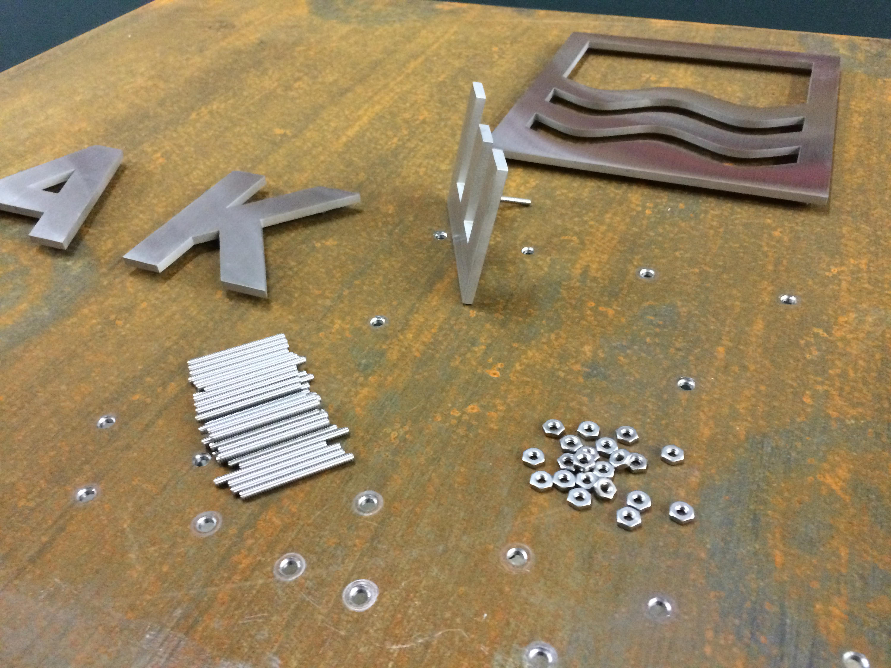 Custom Aluminum Stud Mounted Letters and Logos - Etsy Canada