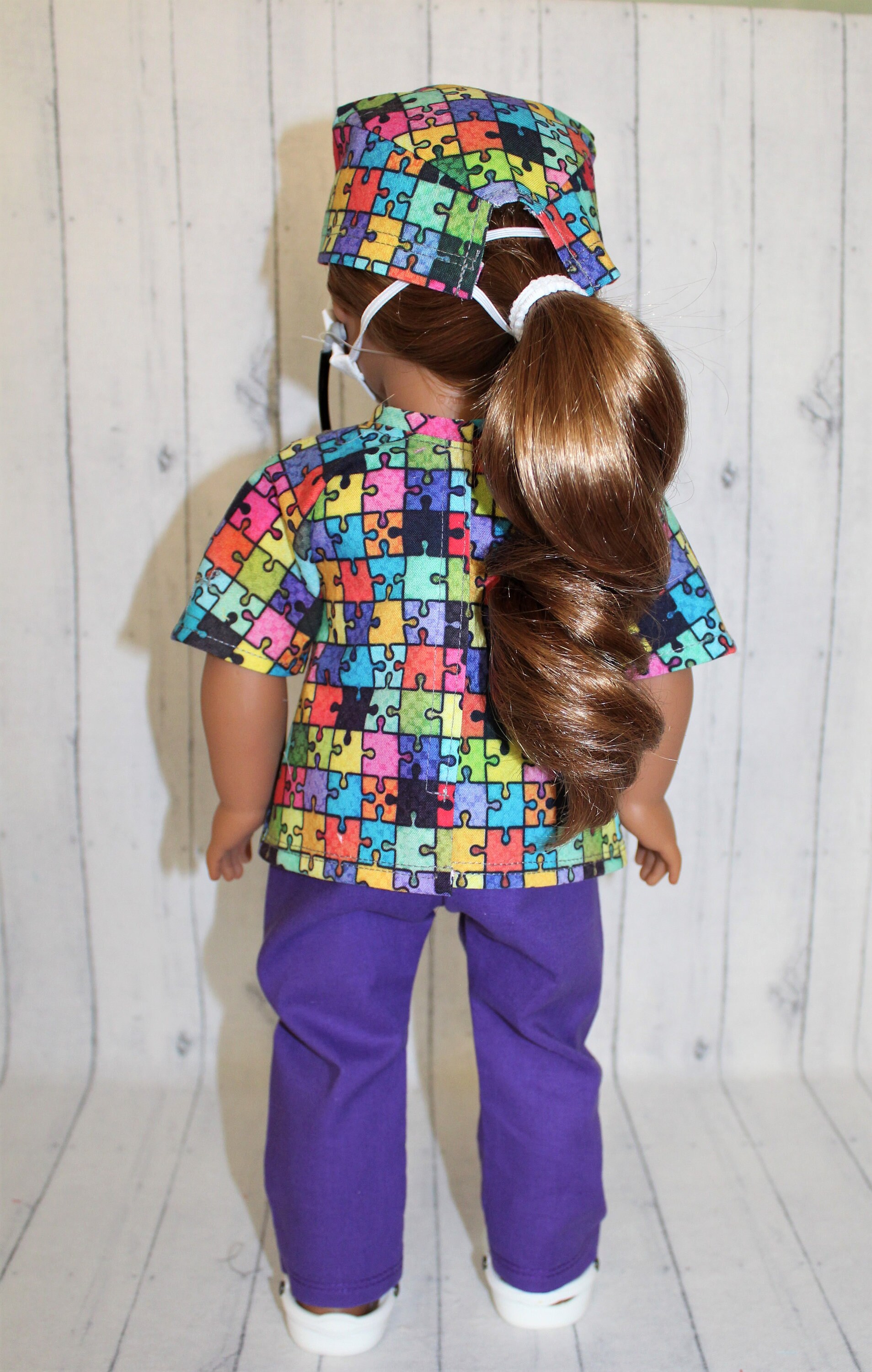 18 Inch Doll like American Girl Autism Awareness Puzzle | Etsy