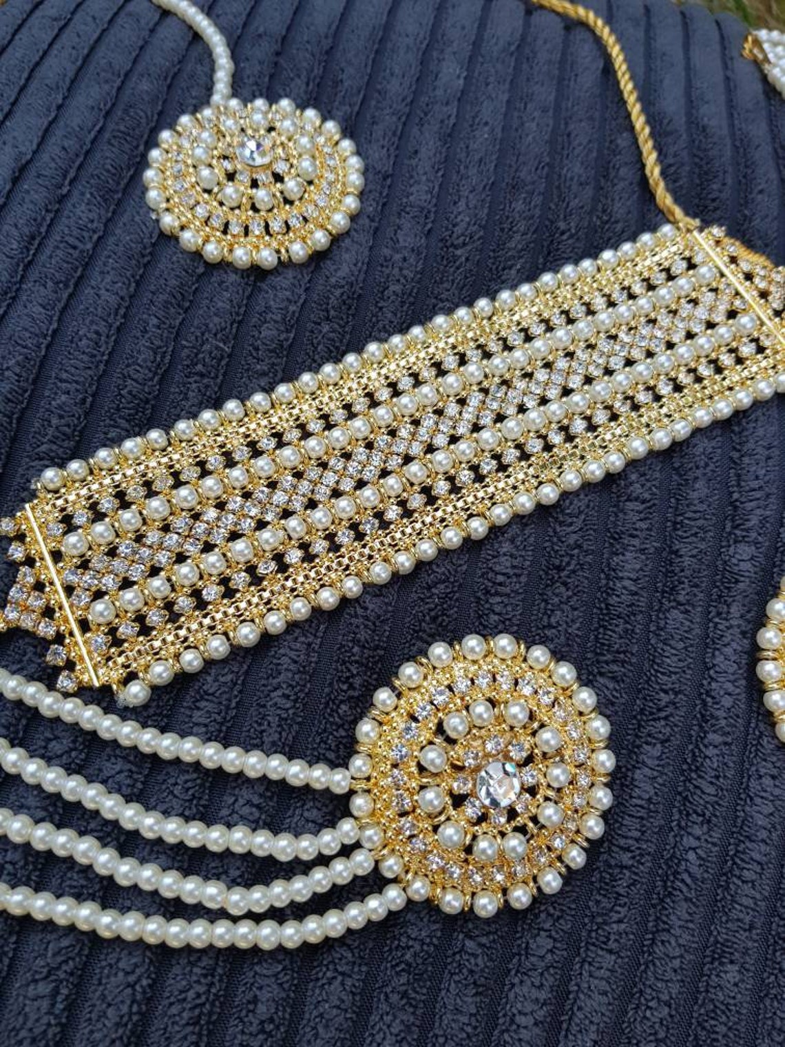 Bridal Jewellery Raani Haar Indian Jewellery Pakistani - Etsy