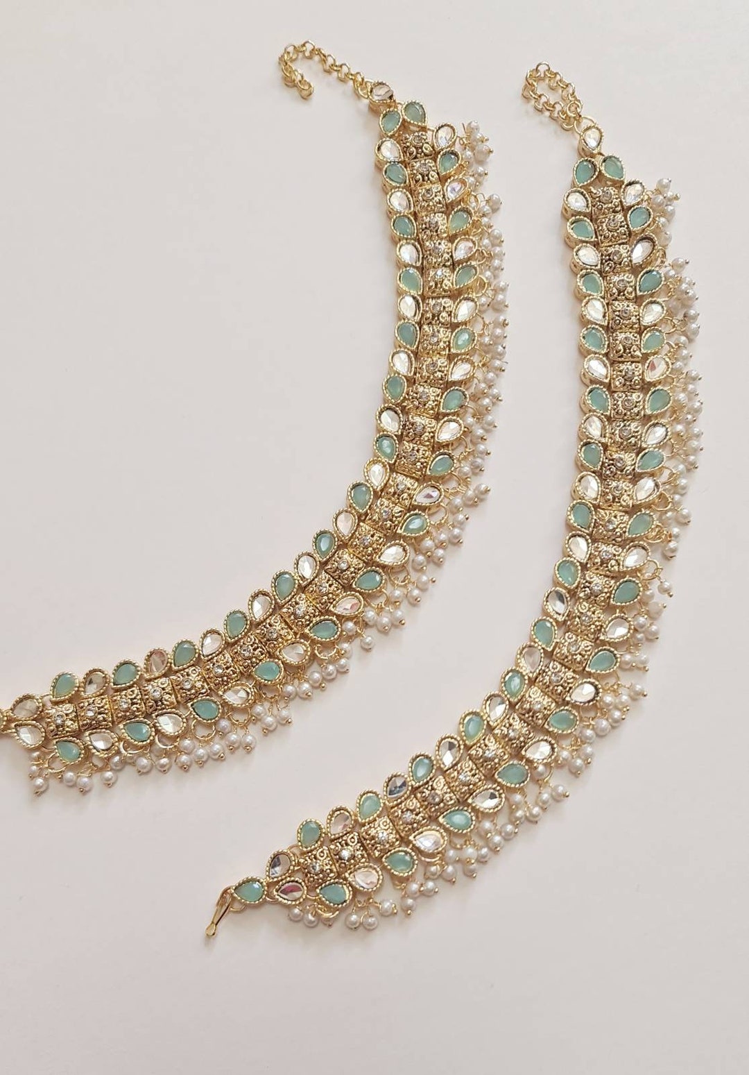 INDIAN ANKLET, Bridal Anklet, Pakistani Jewelry, Indian Jewelry - Etsy