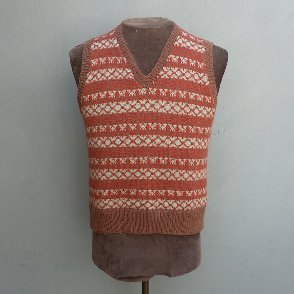 Fair Isle Sweater - Etsy UK