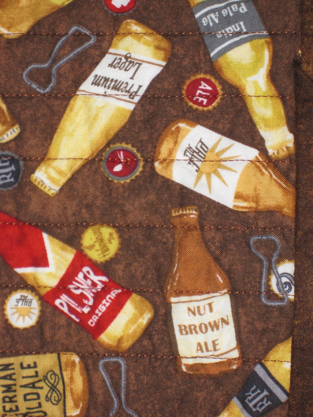 Beer Bottles Mug Rug #2 - Etsy