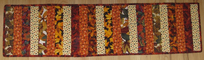 Fall Colors Quilted Table Runner - Etsy