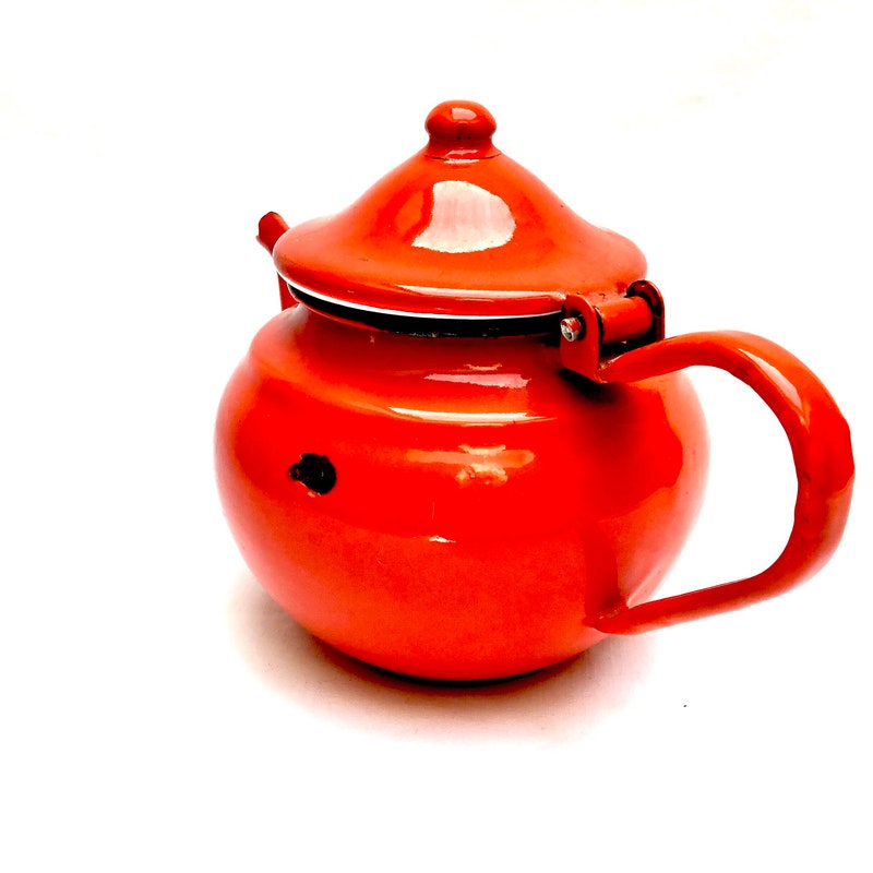 Green Enamel Teapot - Etsy