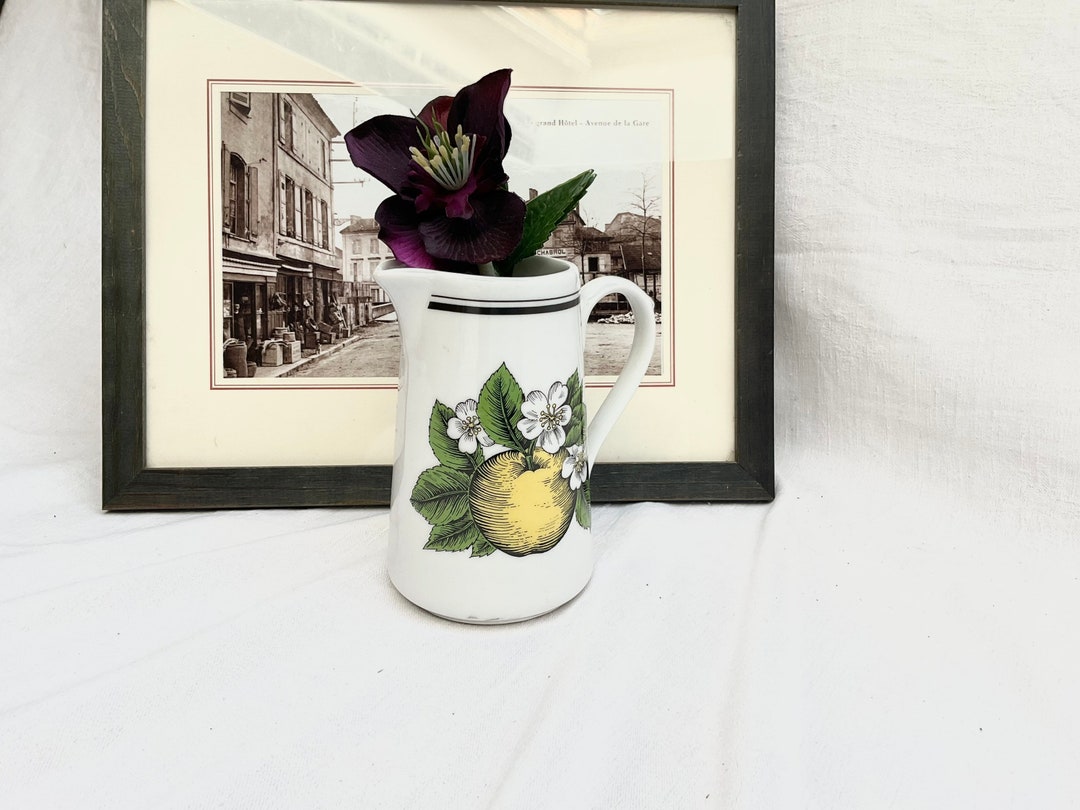 Vintage French Apilco Creamer: Porcelaine D’auteuil Service Fruits - Etsy