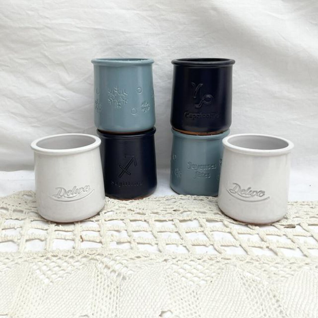 6 X Limited Edition, La Fermiere, Cermer, Dark Blue, Pale Blue, White ...