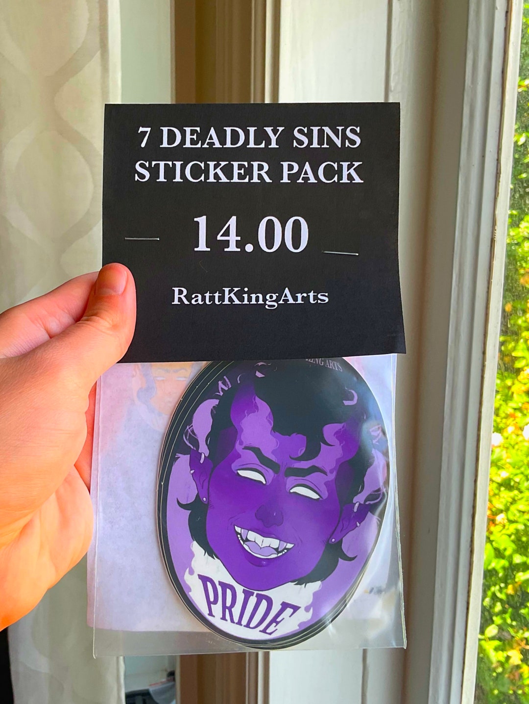 Seven Deadly Sins Vinyl Sticker Pack - Etsy