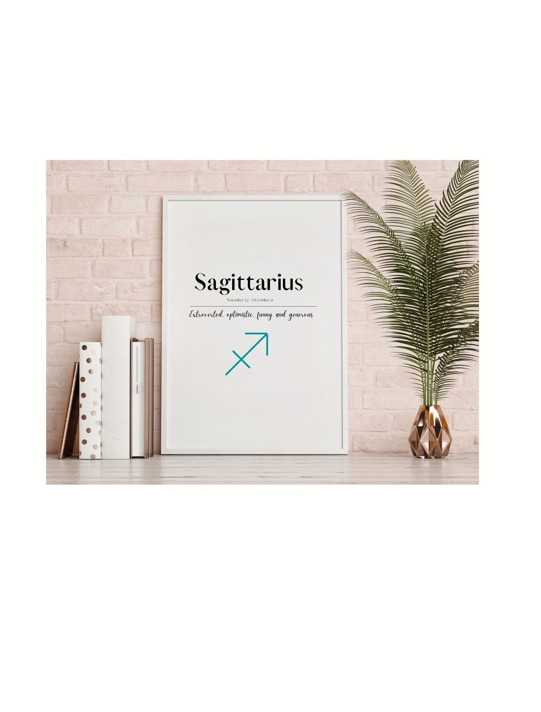 Sagittarius Zodiac Digital Print Download - Wall Art for Office ...