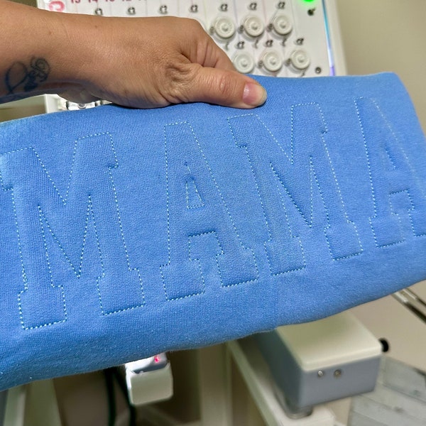 Embossed Sweatshirt - Etsy