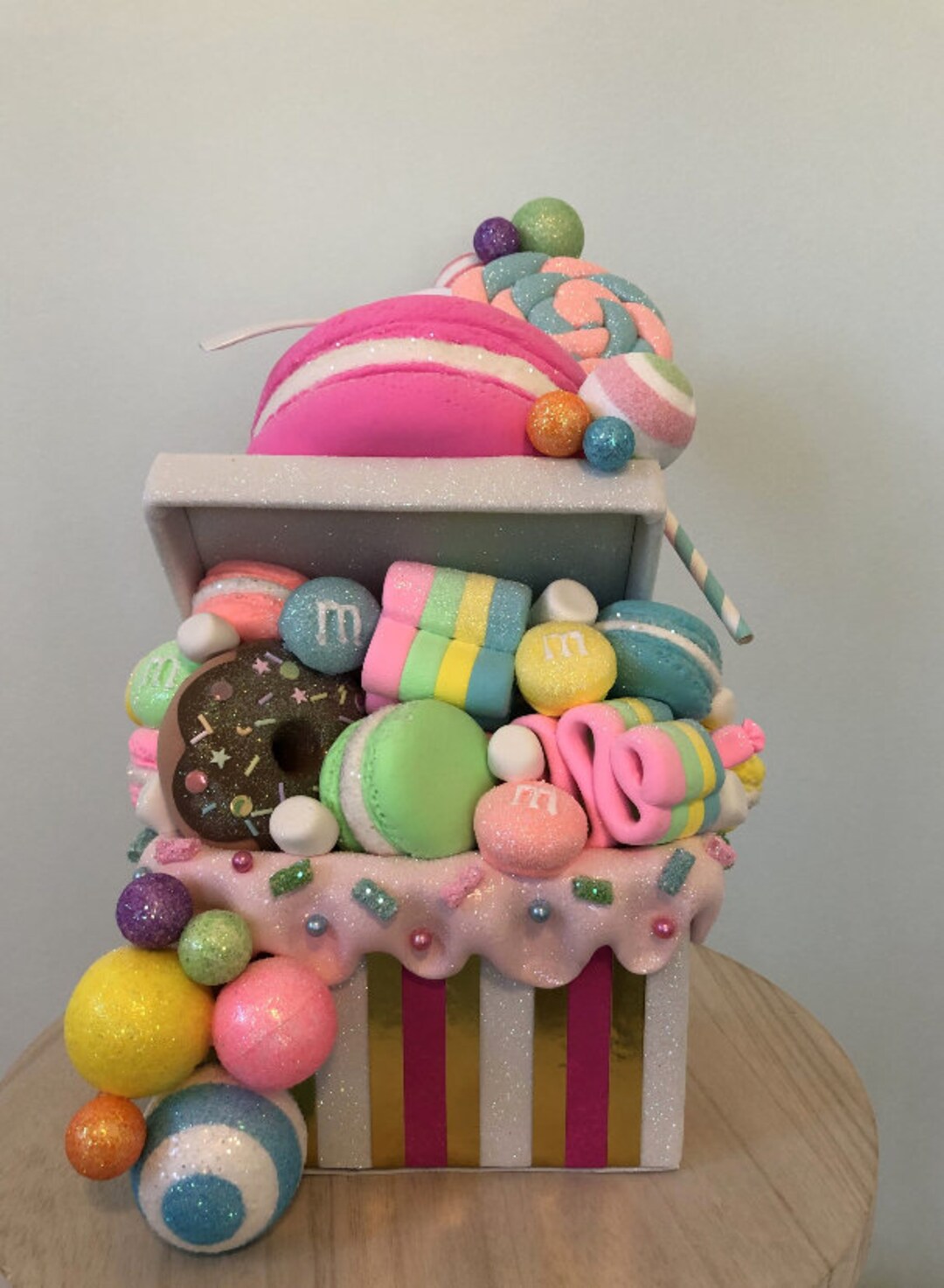 Fake Bake, Tiered Tray Decor, Party Prop, Candy Land Decor, Photo Prop ...