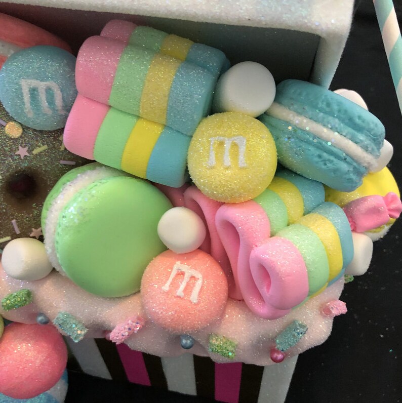 Fake Bake, Tiered Tray Decor, Party Prop, Candy Land Decor, Photo Prop ...