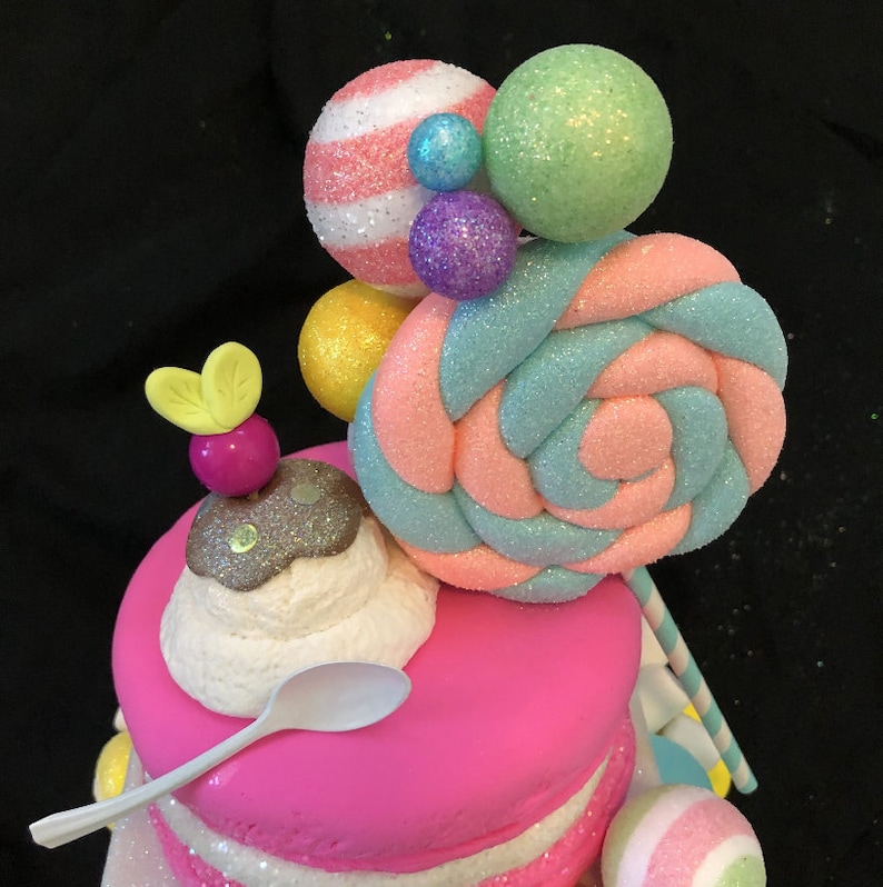 Fake Bake, Tiered Tray Decor, Party Prop, Candy Land Decor, Photo Prop ...